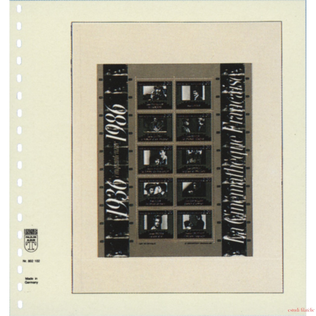 FILATELIA - Material filatélico - Material Lindner - Hojas de Sellos ...