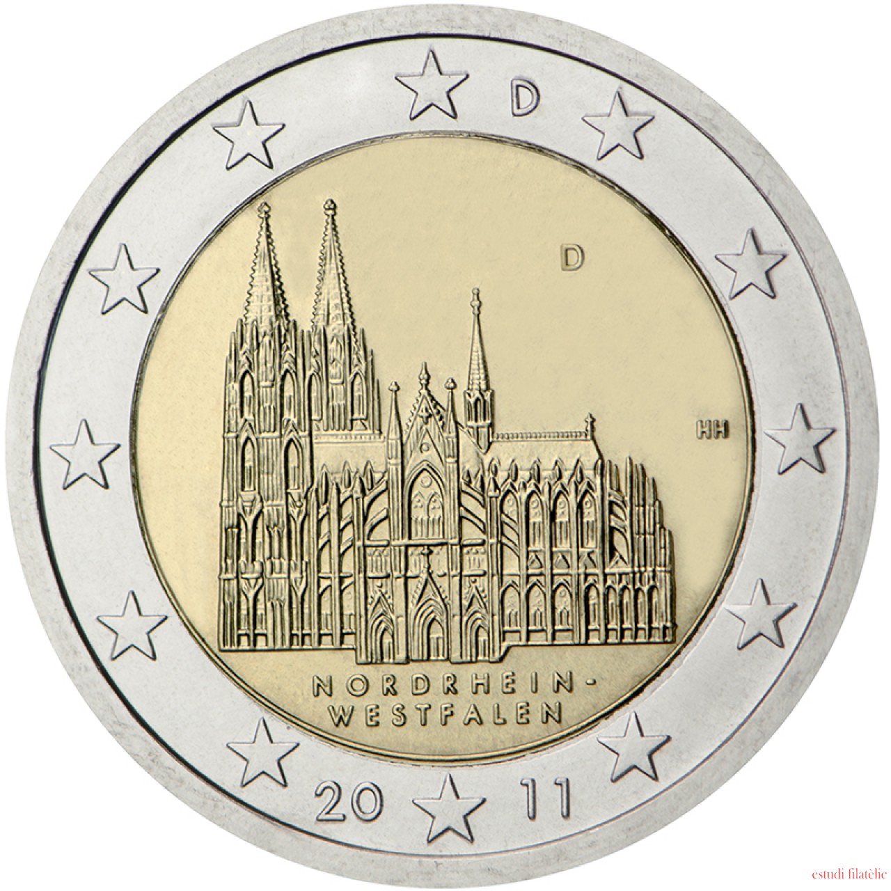 Alemania 2 euros conmemorativos (Especial) 2011 (5 cecas)