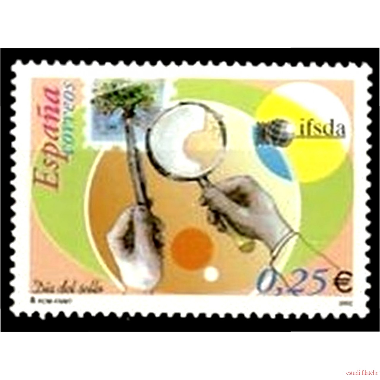 España Spain Nº 3888 Año 2002 Día dell Sello, lujo MNH