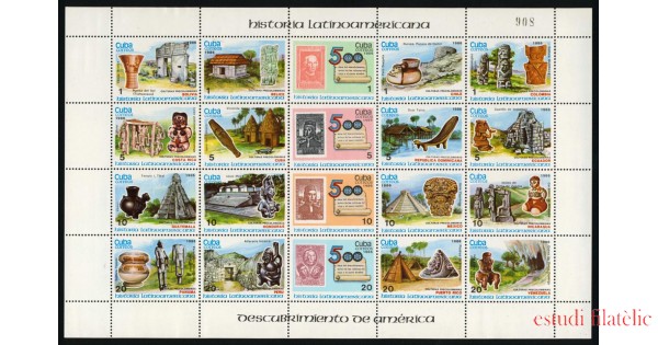 COL Cuba Nº 2715/34 MP 1986 MNH