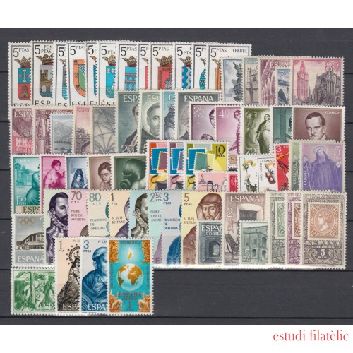 España Año Completo Year Complete 1965 MNH